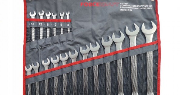 Γερμανικα κλειδια με σε θήκη ForceKraft / 8-32mm